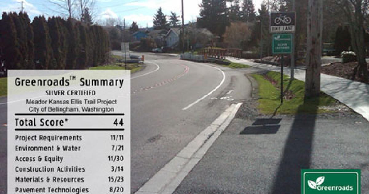 Greenroads: Certifying Streets as Green